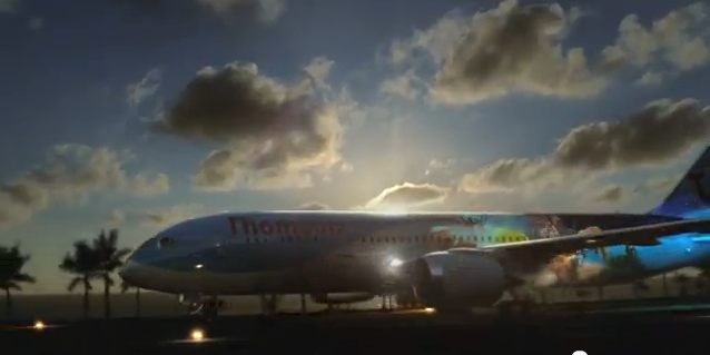 TheDesignAir –Thomson New 787 Advert Is a Dream