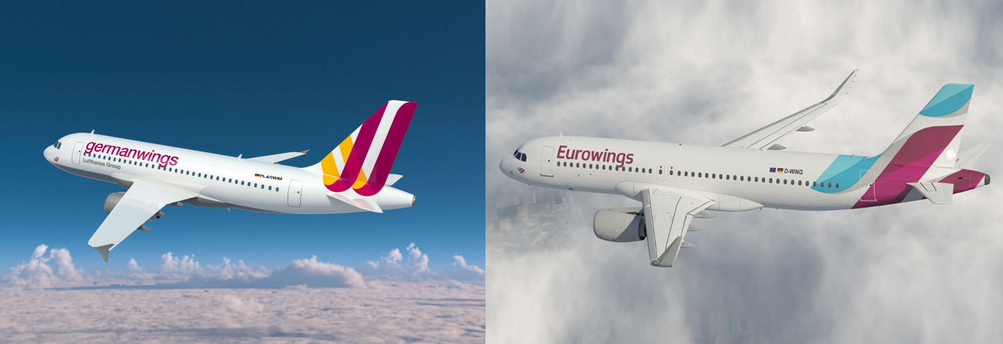 TheDesignAir –New Eurowings Brand Painted Up On First Aircraft – But Is ...