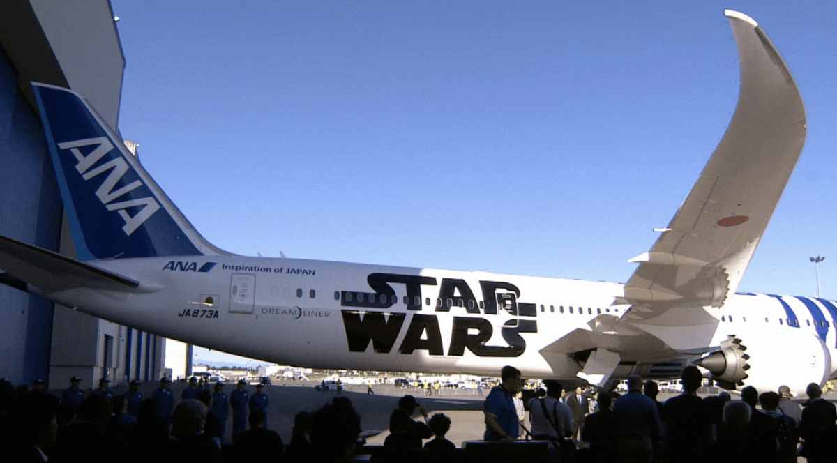 TheDesignAir –ANA R2D2 787 Rolls Out Of Hangar