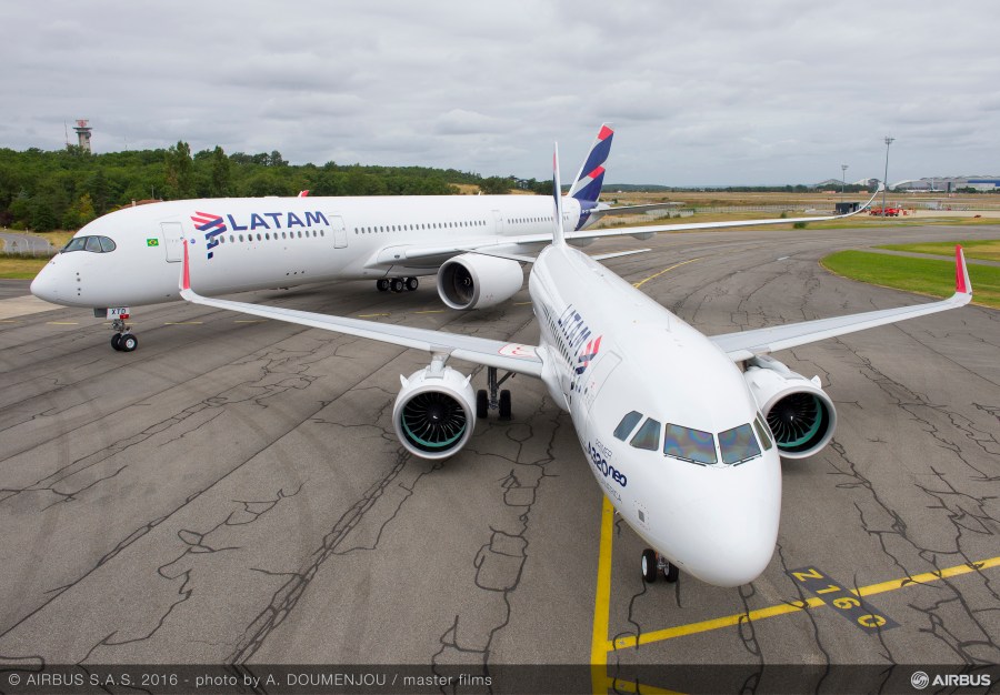TheDesignAir –LATAM Reveals First A320 Neo & A350 In New Colours