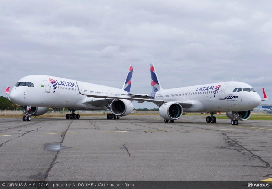 TheDesignAir –LATAM Reveals First A320 Neo & A350 In New Colours