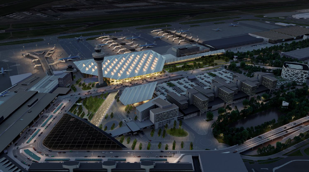 TheDesignAir –Amsterdam Schiphol Airport Selects New Terminal Design ...