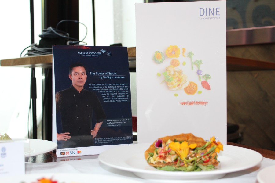 TheDesignAir –Chef Agus Hermawan Joins Garuda Indonesia Star Chefs