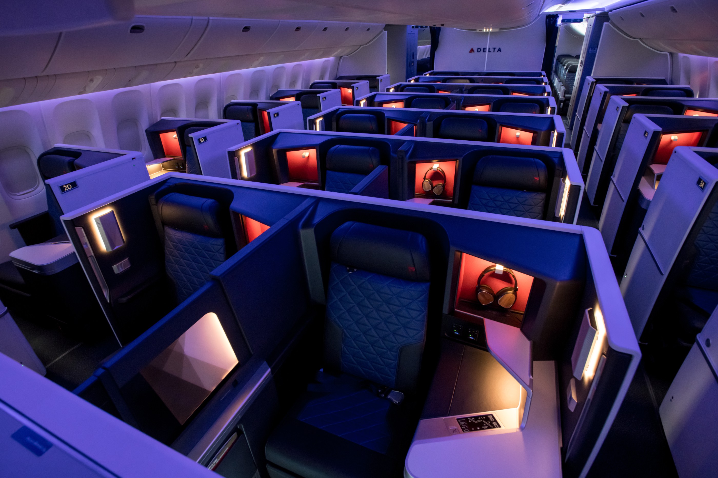 TheDesignAir –Delta Show Off New 777-200 Cabins Featuring New Delta One ...