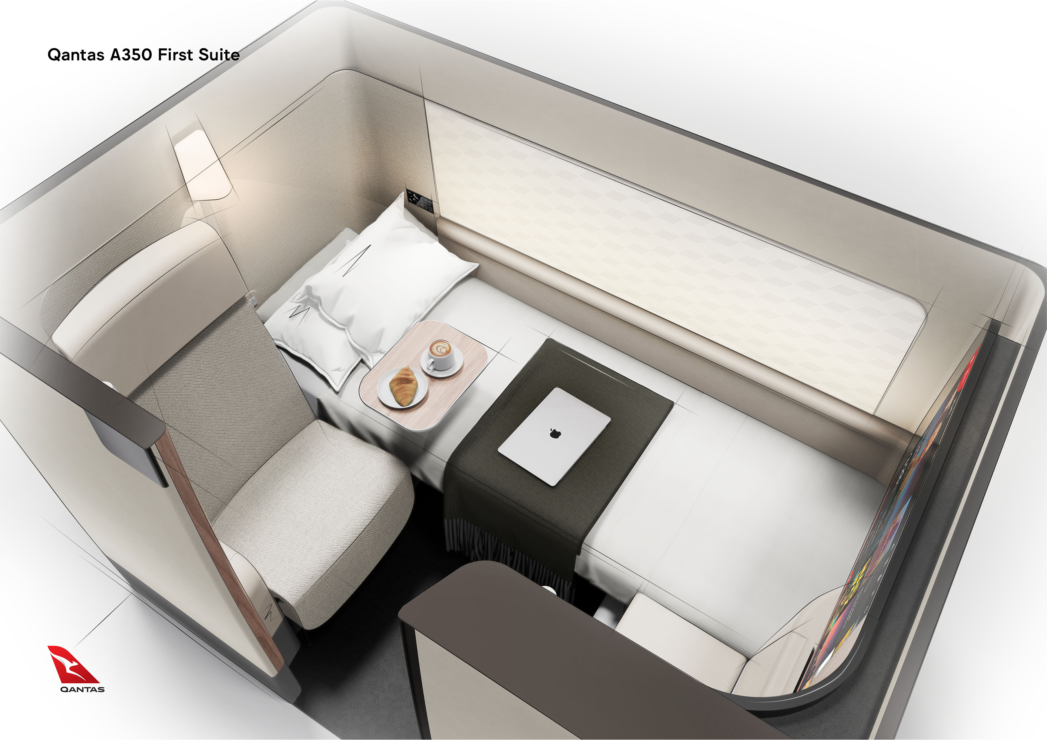 TheDesignAir –Wellness areas, new First Class… Qantas reveals details ...