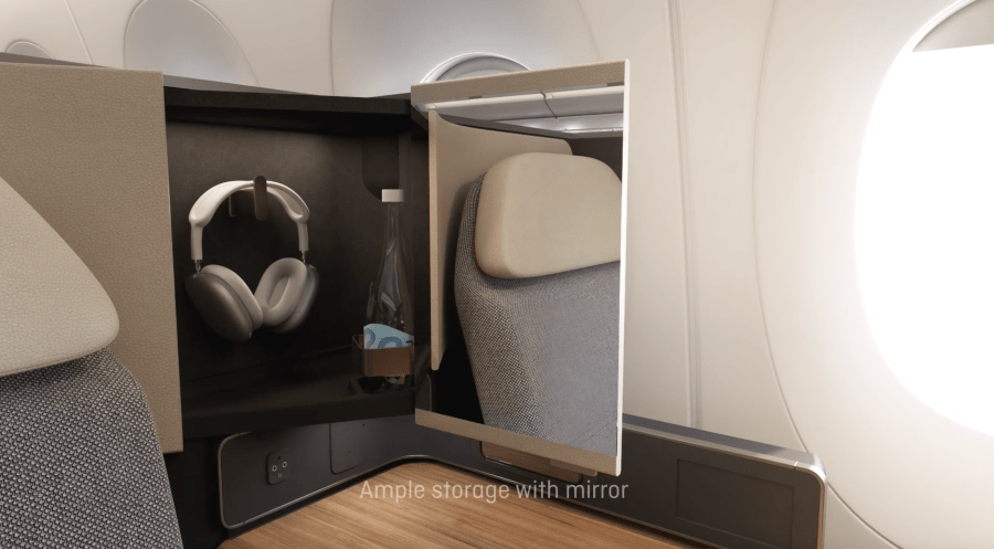 TheDesignAir –Qantas reveals renders of its premium Project Sunrise cabins